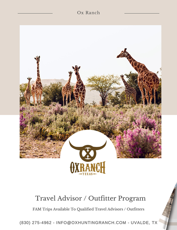 Ox Ranch - Travel Advisor / Outfitter Program - Flipbook - Page 1