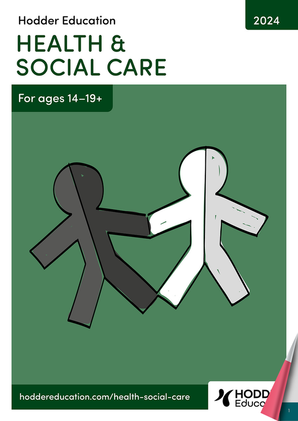 Hodder Education Health & Social Care 2024 Catalogue - Catalog - Page 1