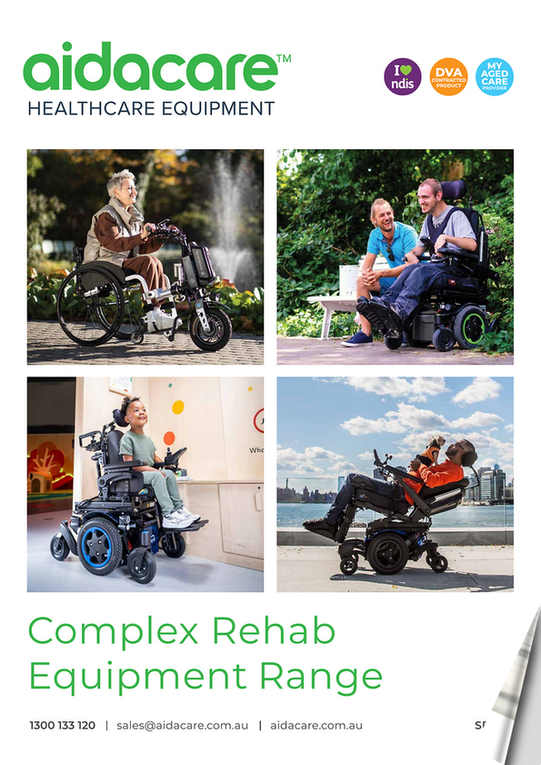 Aidacare Complex Rehab Equipment Range - Catalog - Page 1