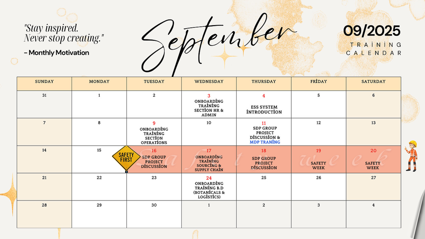 Beige and Gold Minimalist September 2025 Calendar - Flipbook - Page 5